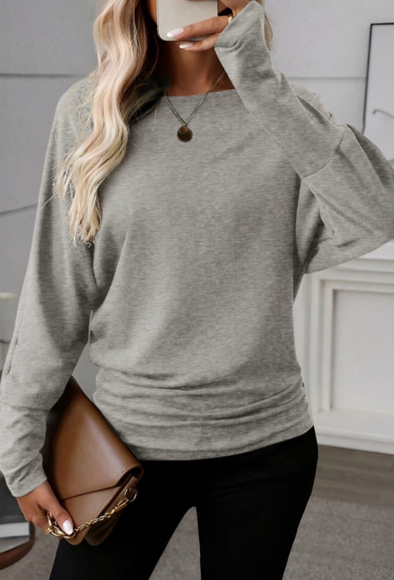 Everyday Luxe Slouch Top – Katie's Korner